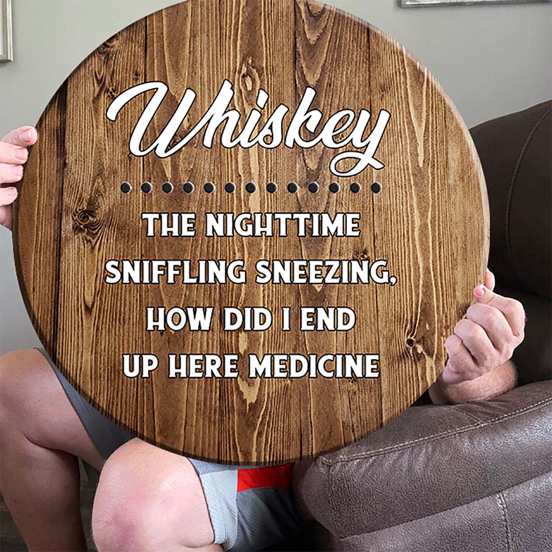 Bar Sign Whiskey Medicine Whiskey Sign 18 Inch Bar Man Cave Signs ...