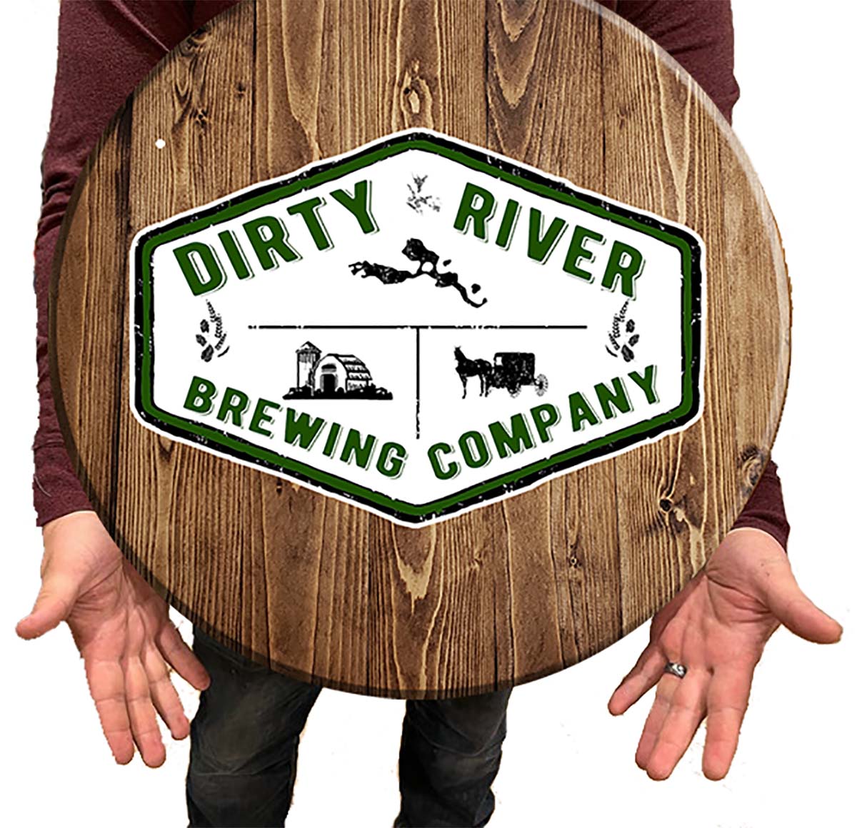 Bar Sign Brewing Company Beer Sign 18 Inch Bar Man Cave Signs ...