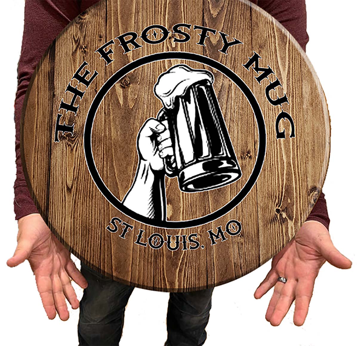 Bar Sign Beer Mug Cheers Beer Sign 18 Inch Bar Man Cave Signs ...