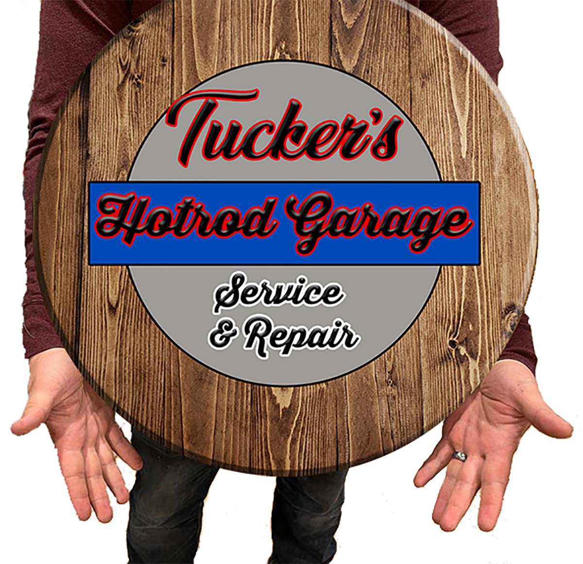 Bar Sign Hotrod Muscle Car Station Garage Signs 18 Inch Bar Man Cave ...